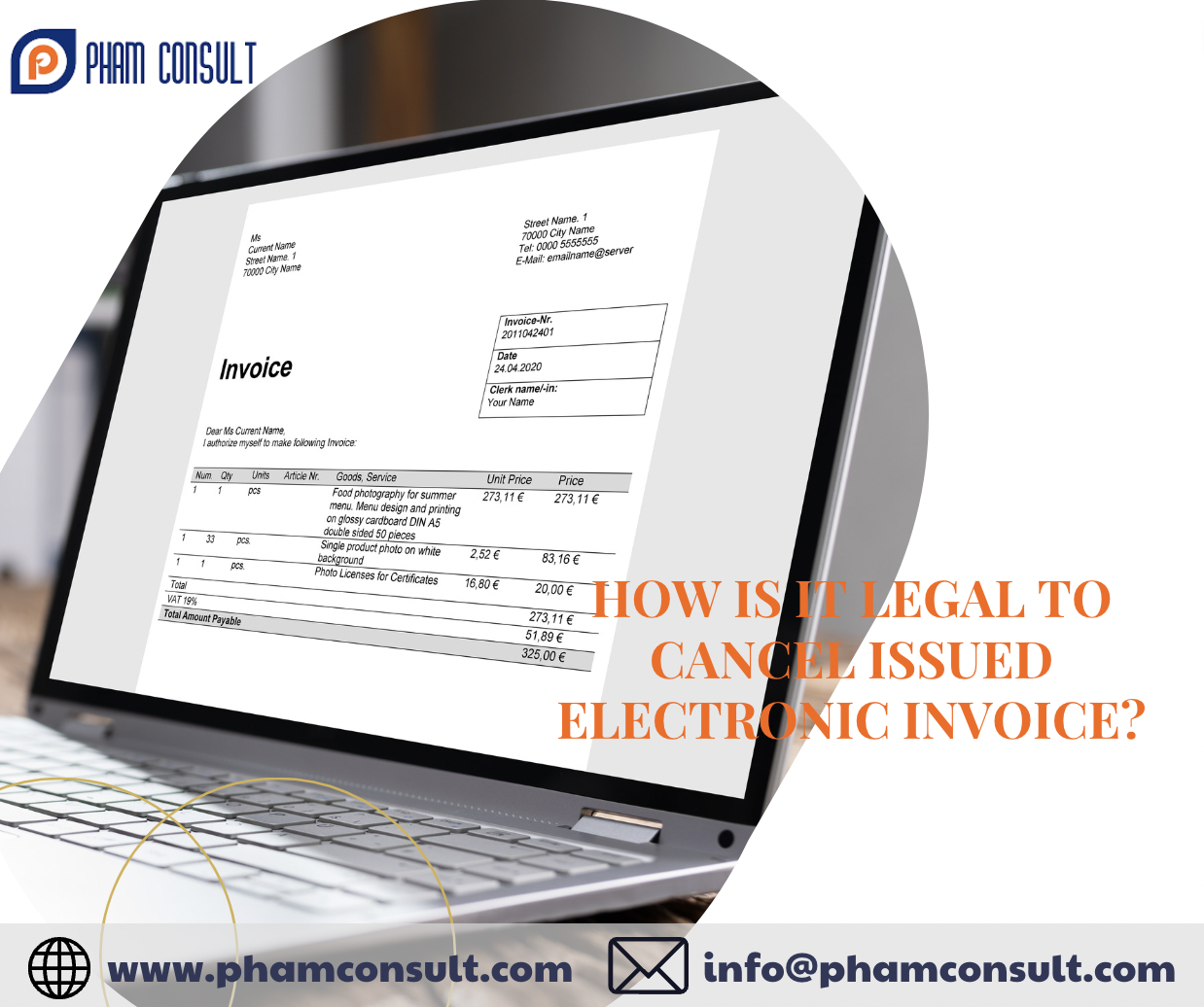 HOW IS IT LEGAL TO CANCEL ISSUED ELECTRONIC INVOICE? | Pham Consult ...