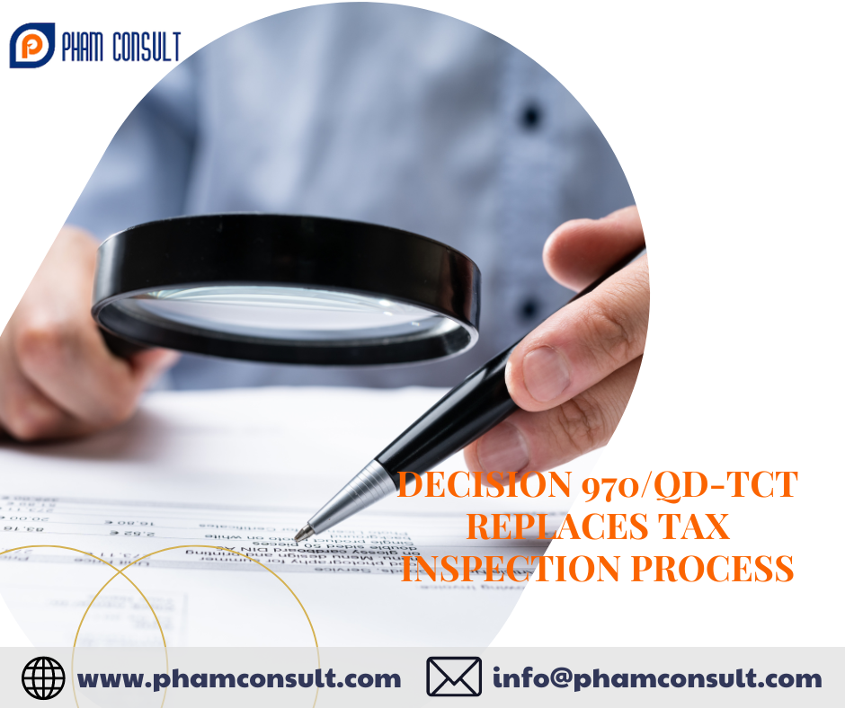 DECISION 970/QD-TCT REPLACES TAX INSPECTION PROCESS | Pham Consult Việt Nam