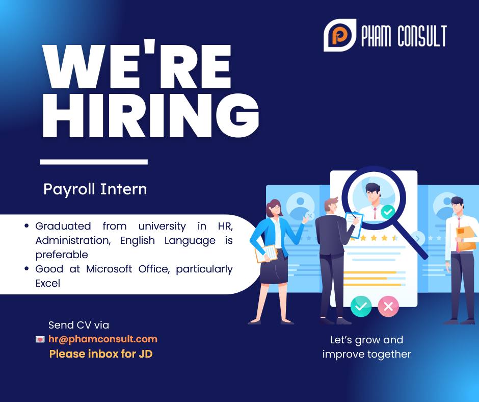 PAYROLL INTERN | Pham Consult Việt Nam