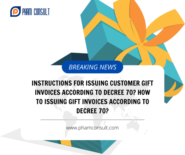 INSTRUCTIONS FOR ISSUING CUSTOMER GIFT INVOICES ACCORDING TO DECREE 70 ...